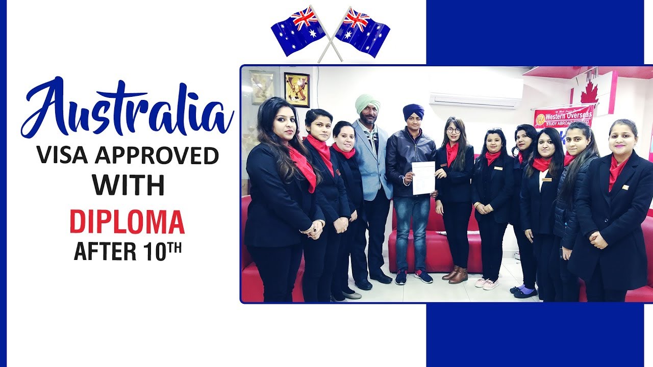 Australia Visa Approved with Diploma After 10th - YouTube