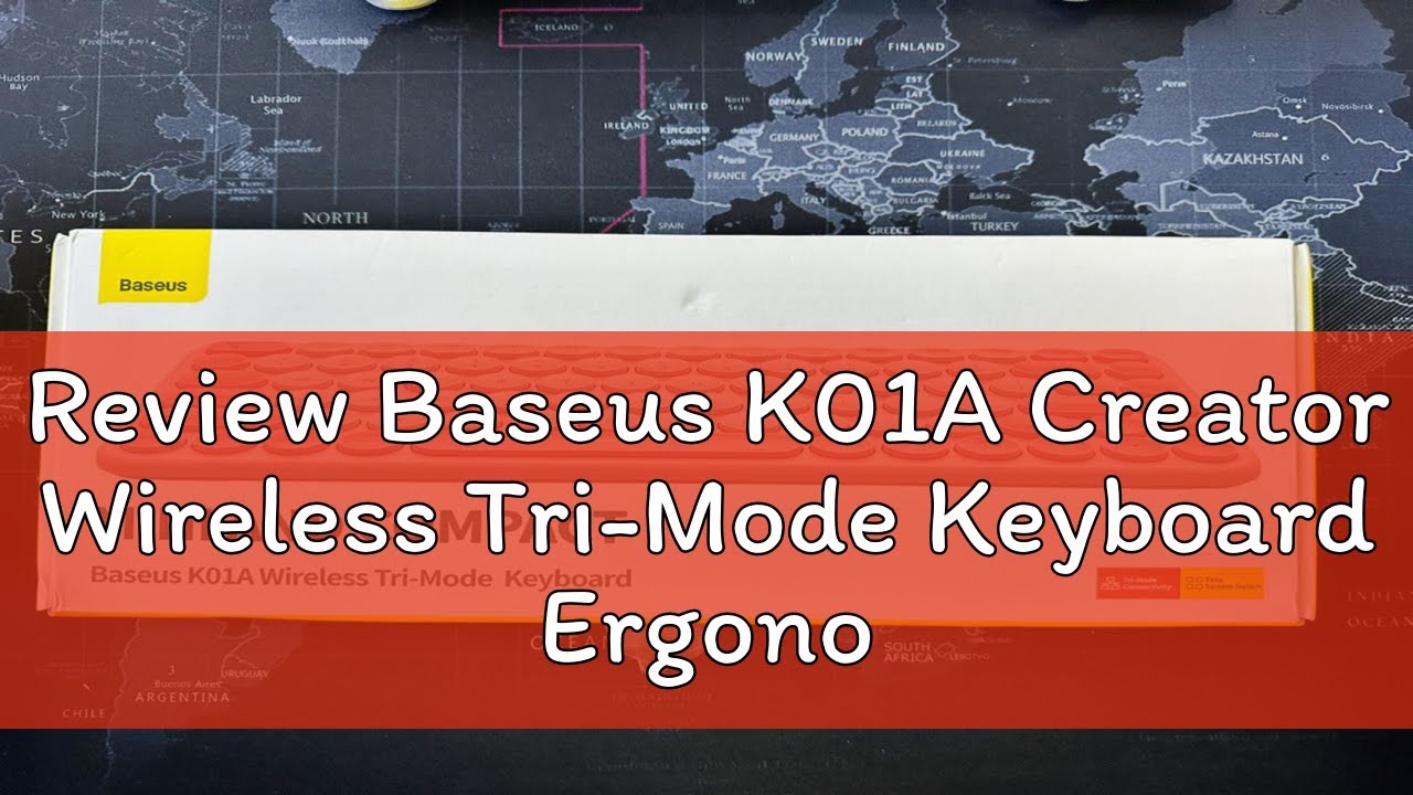 Review Baseus K01A Creator Wireless Tri-Mode Keyboard Ergonomic Design ...