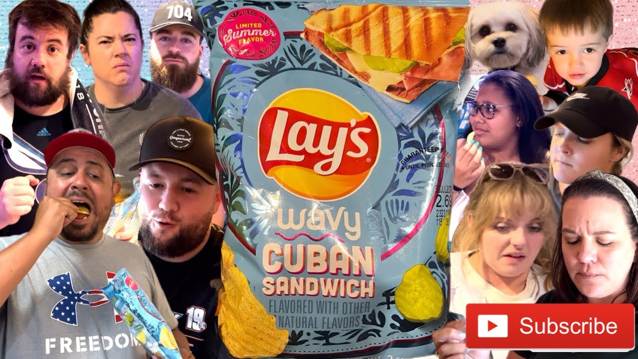 Lay's WAVY Cuban Sandwich! Taste Test! CHIPS! - YouTube