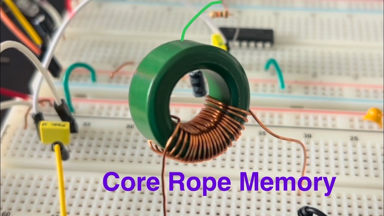DIY ROM using Core Rope Memory from scratch - YouTube