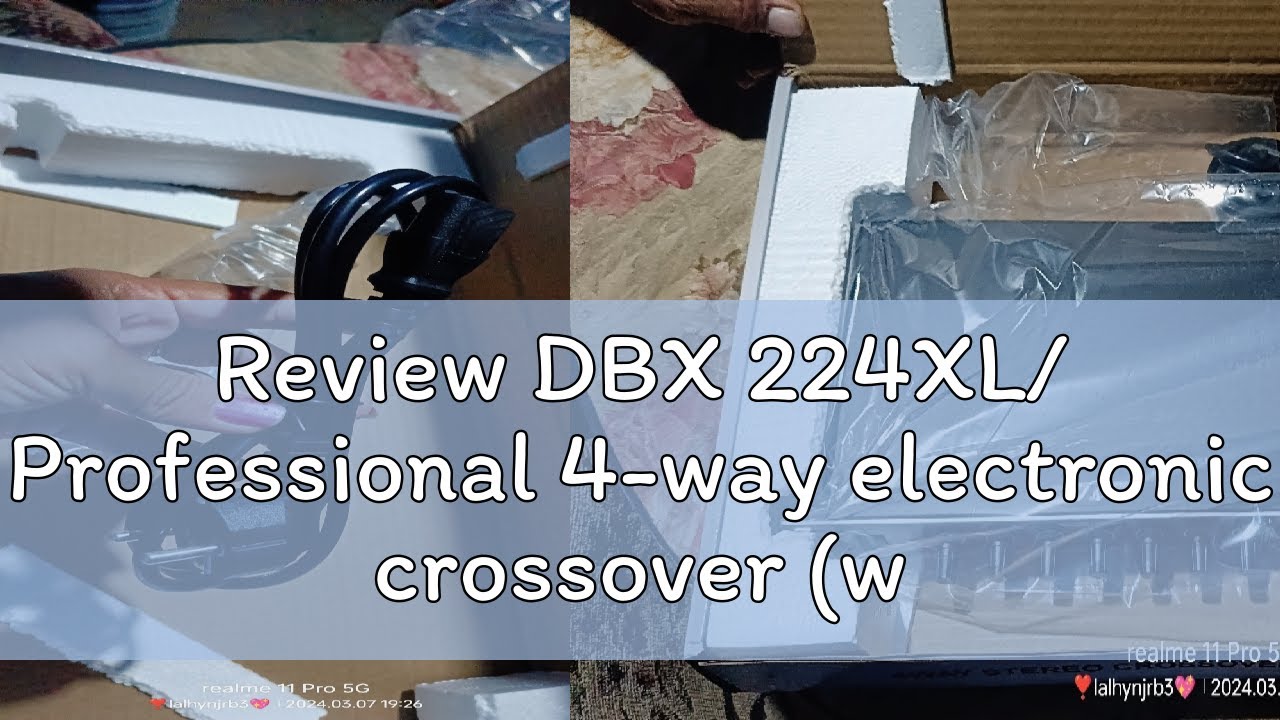 Review DBX 224XL/ Professional 4-way electronic crossover (white)Ultra ...