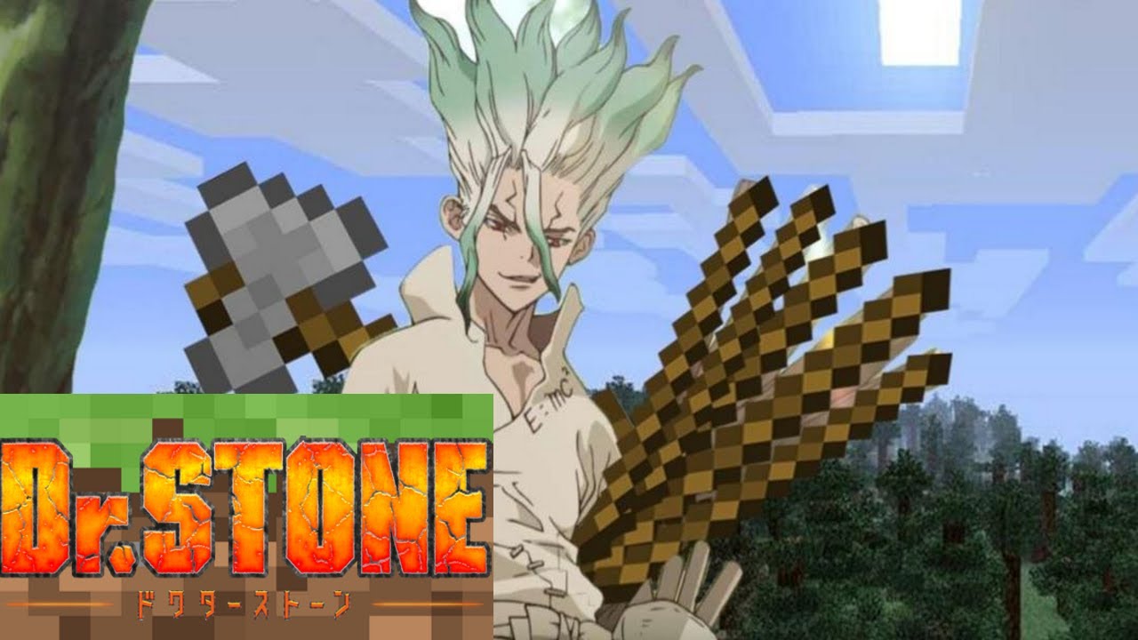 Dr.Stone in Minecraft! Dr.Stone OP1 Minecraft Edition - YouTube