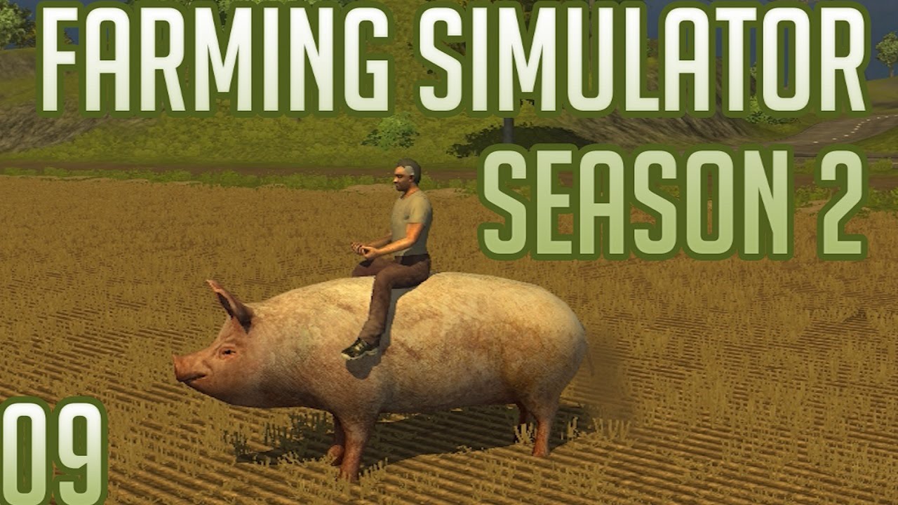 Farming Simulator 2013 w/ Docm77 Season 2: #9 - Riding Pigs - YouTube