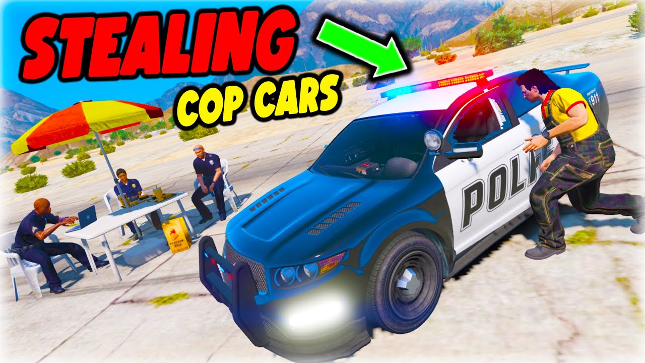 STEALING EVERY COP CAR - GTA RP - YouTube