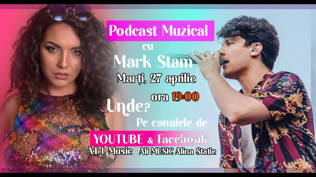 A.L.I. (Alina Statie) ♥️ Podcast muzical ONLINE cu MARK STAM♥️🎤 ️ - YouTube