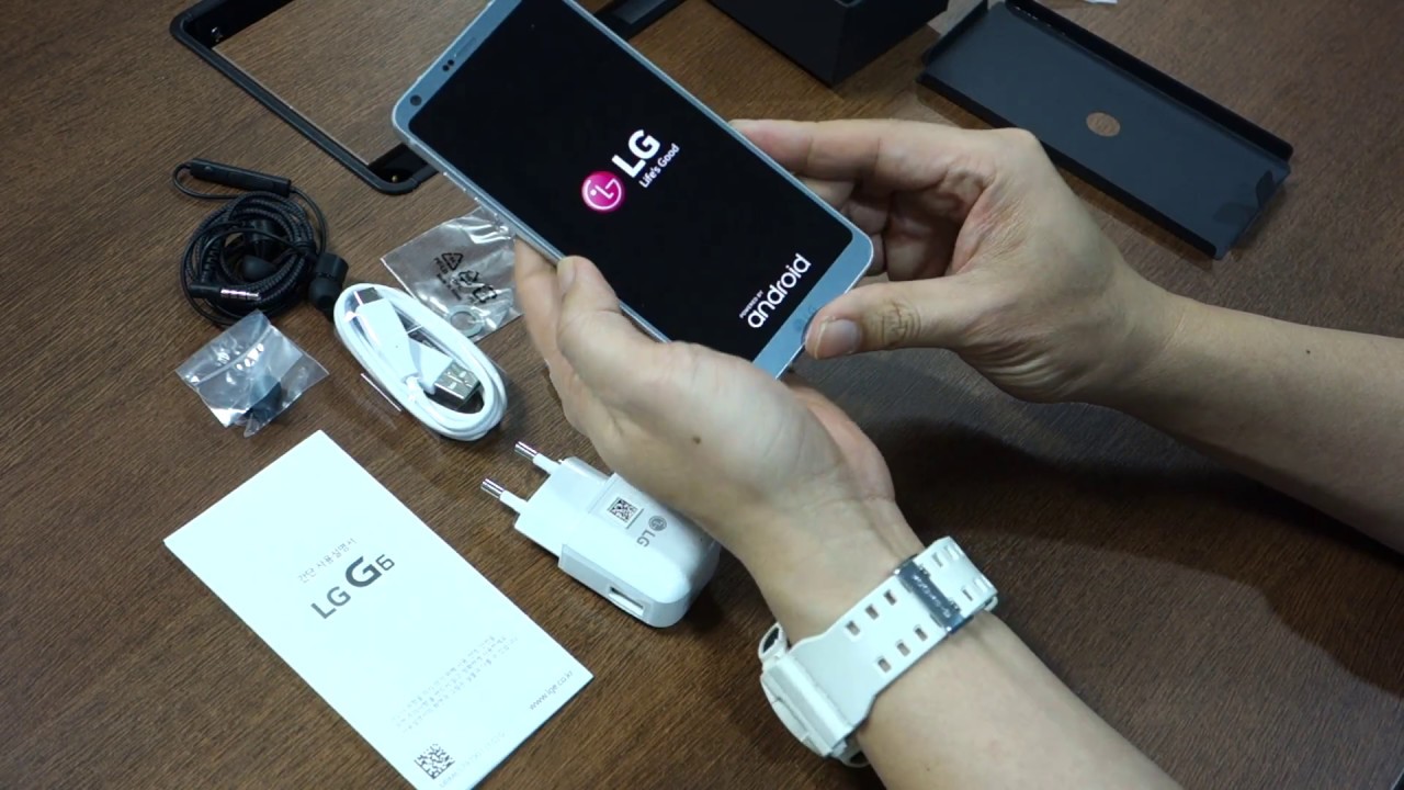 LG G6 개봉기 영상 (LGM-G600 Unboxing) - YouTube