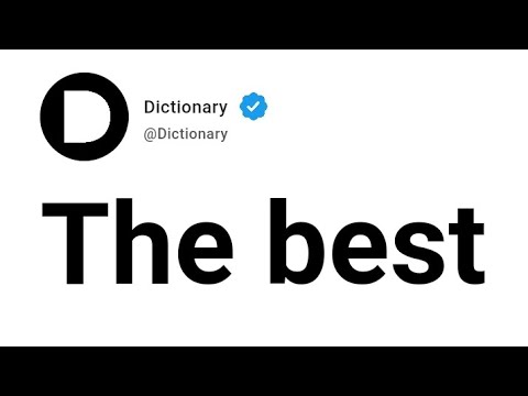 The best Meaning In English - YouTube