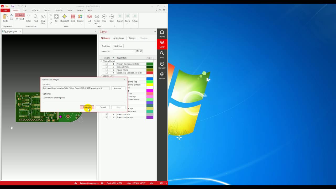 PADS Layout to Allegro translator. - YouTube