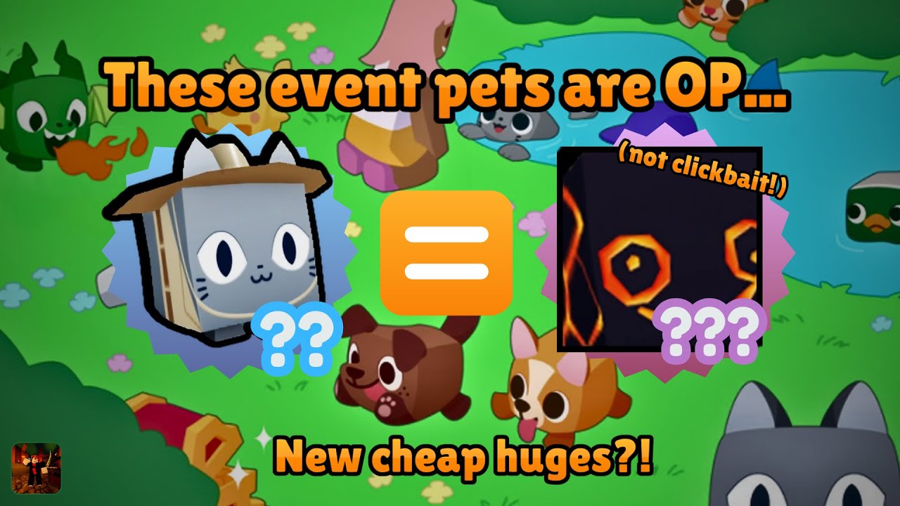These event pets are STRONG as HUGE PETS! | Roblox Pet Simulator X ...
