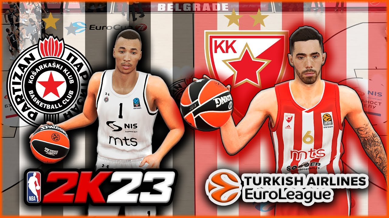 VECITI DERBI - EUROLEAGUE ROUND 12 - NBA 2K23 - YouTube