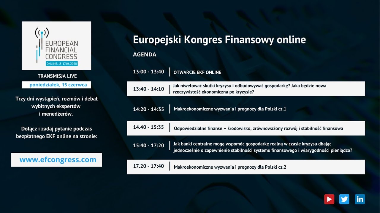 EKF Online 15 czerwca 2020 - YouTube