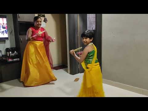 Srushti and Kanchan Aunty # Dandiya lover