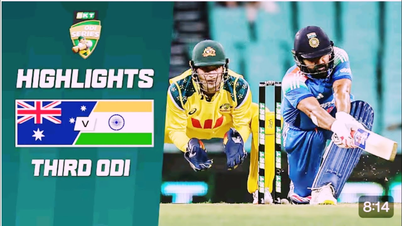 India vs Australia 2025-26 || Third odi - YouTube