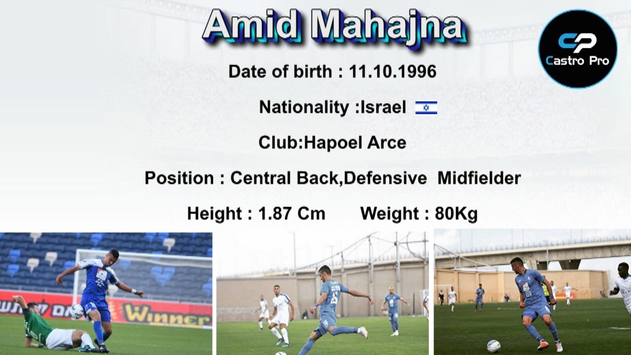 Amid Mahajna Central Back - YouTube