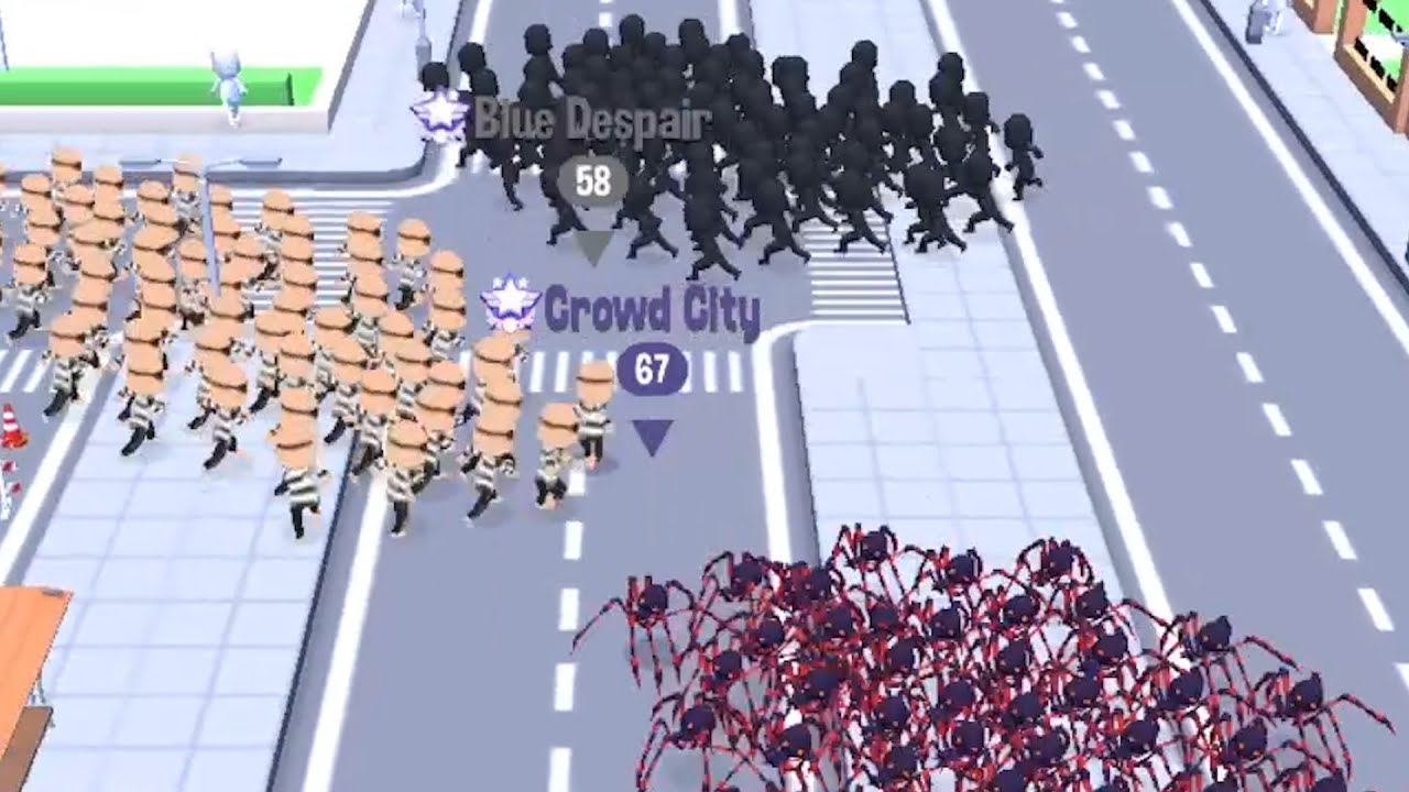 Crowd City World Record Map Control: 100.00% #381 - YouTube