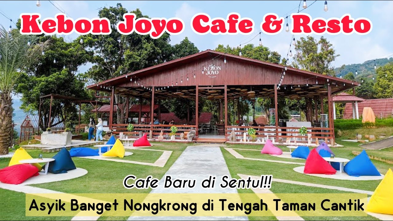 KEBON JOYO CAFE & RESTO || Cafe BARU di Bukit Pelangi‼️Tamannya Cantik ...
