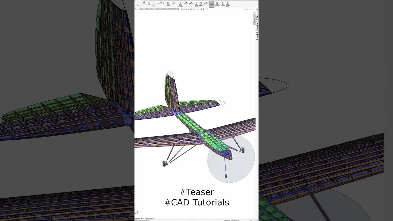 SAE Aero SolidWorks design tutorial teaser - YouTube