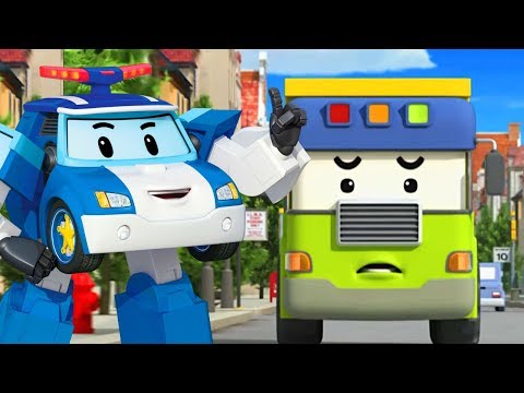 Çizgifilm Robocar POLI│Yürürken başka yere bakmayın!│Robocar POLI çizgi film