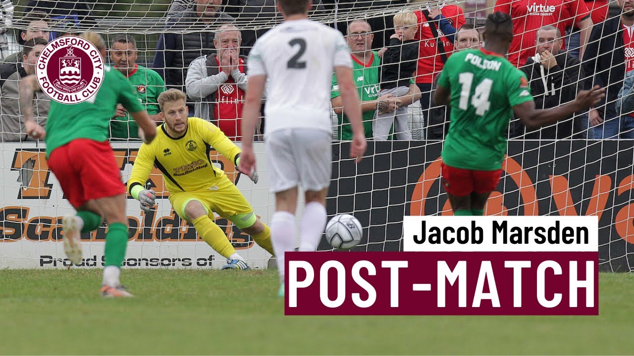 Jacob Marsden post Ebbsfleet United (H) - YouTube