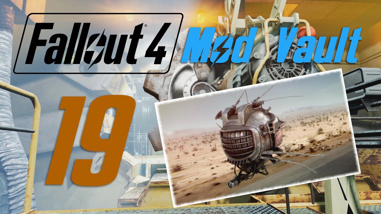 FALLOUT 4: Mod Vault #19 : Automatron EyeBot Companions - YouTube