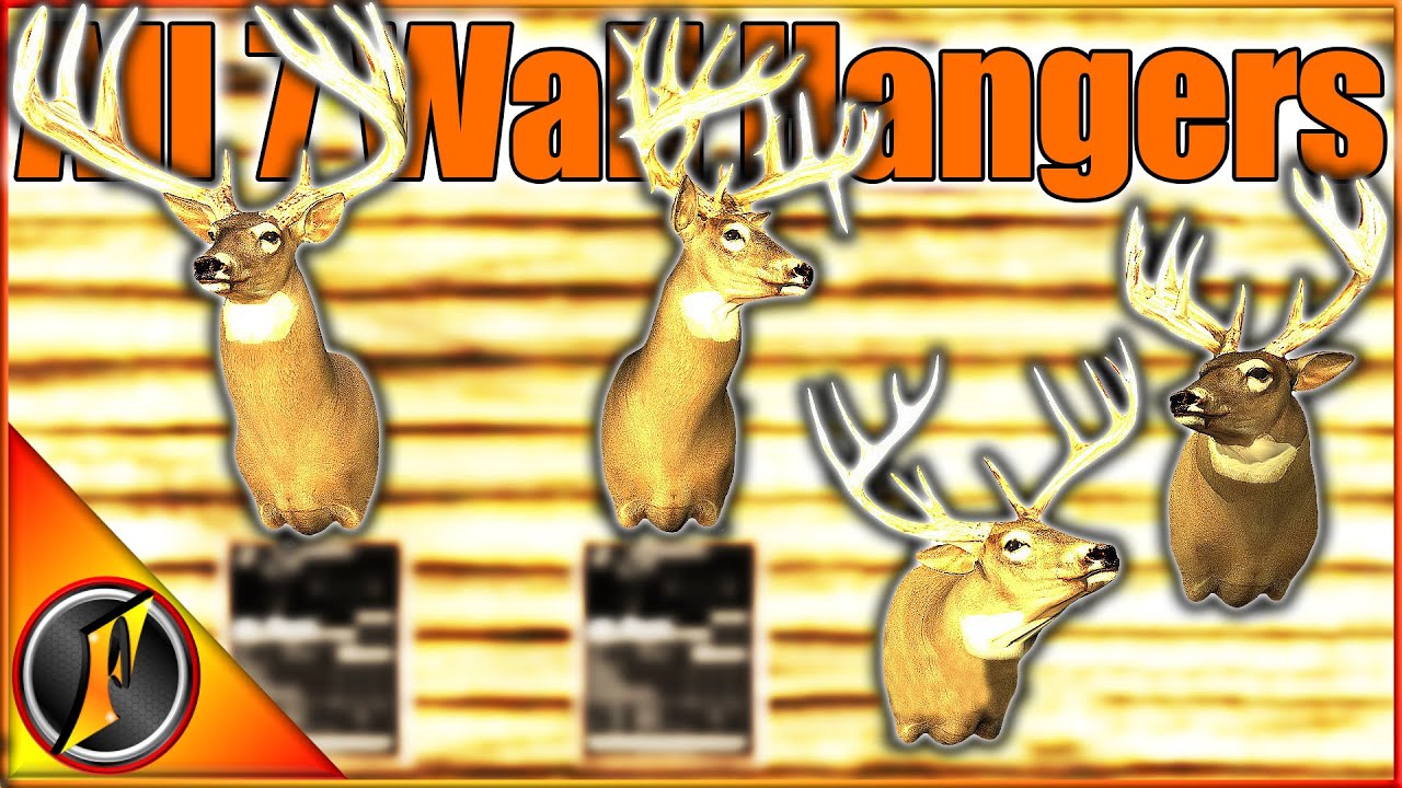 ALL 7 Wall Hanger Racks in The Season! | Trophy Lodge - YouTube