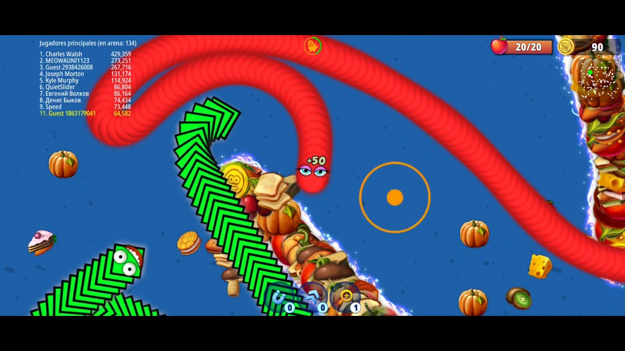 wormszone Trucos para crecer / juego del gusanito - YouTube