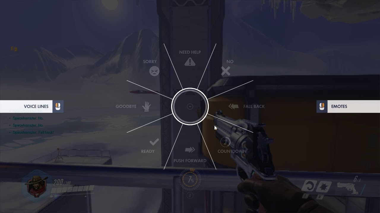 Cowboy McCree Overwatch Communication Wheel - YouTube