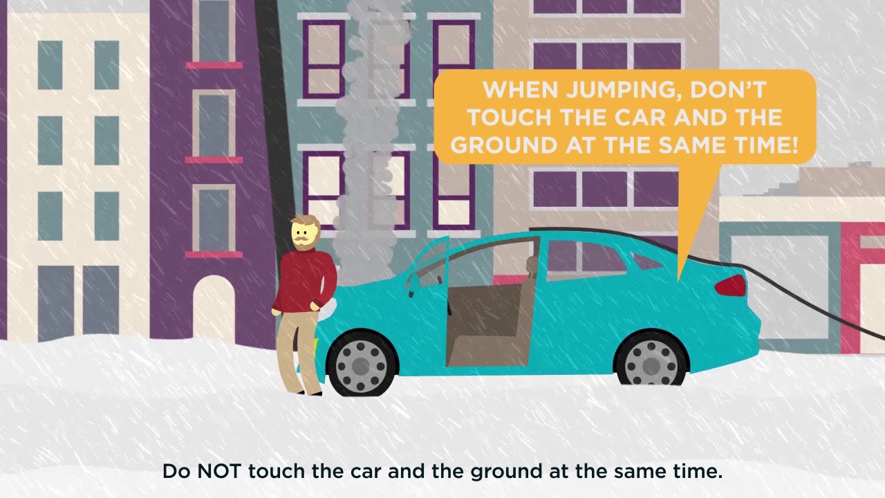 What to do if a powerline falls on your car - YouTube