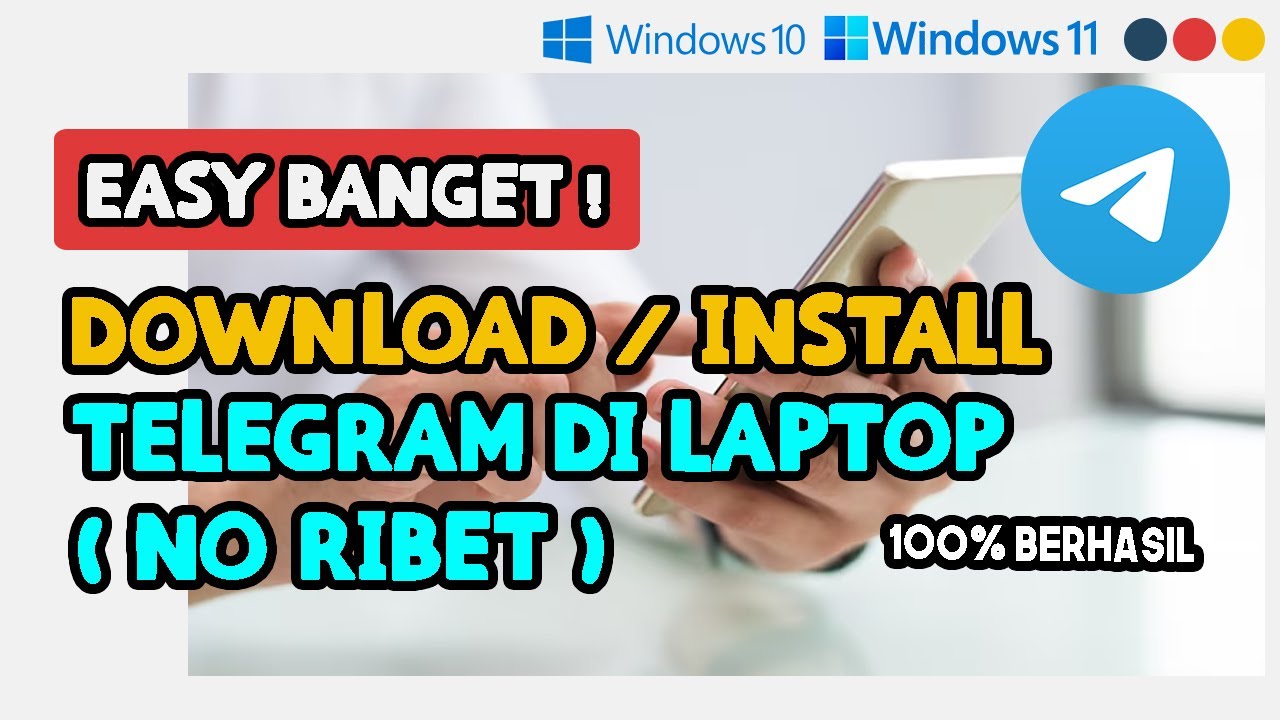CARA DOWNLOAD DAN INSTALL TELEGRAM / UNIGRAM DI WINDOWS 11 & WINDOWS 10 - YouTube