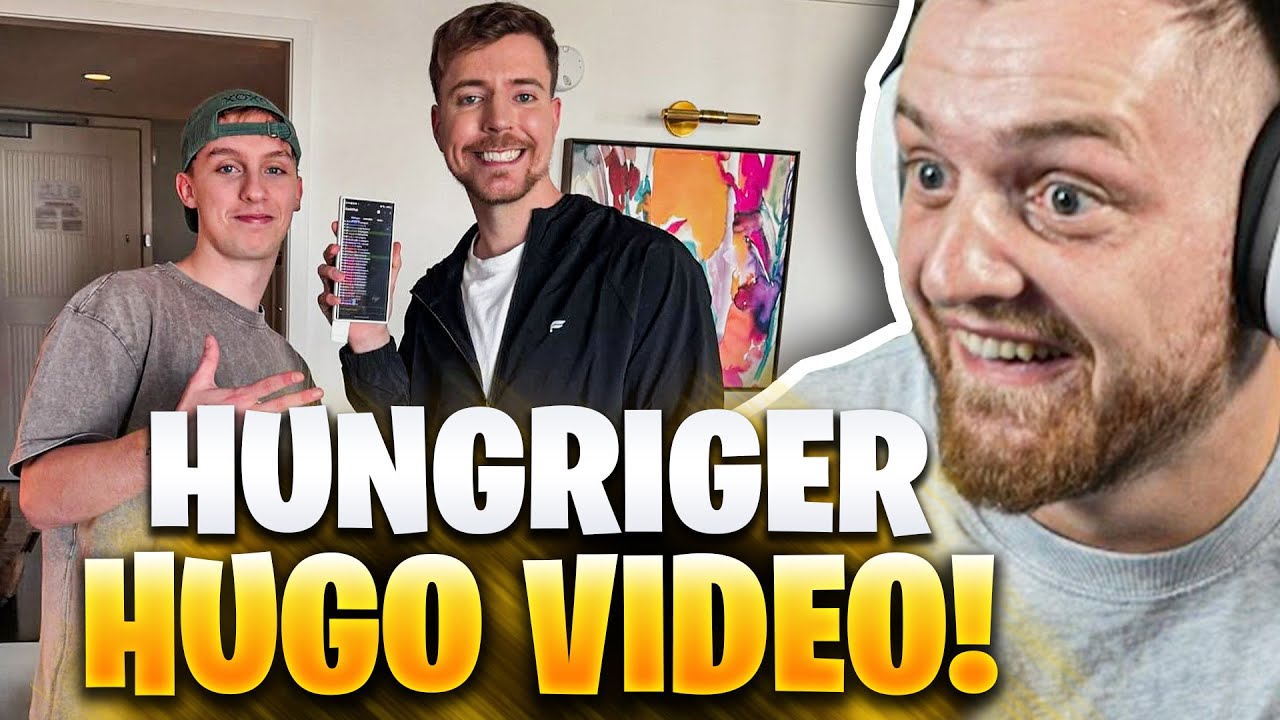 😨😍Hugo trifft einfach MRBEAST in Los Angeles! - Hungriger Hugo Video ...