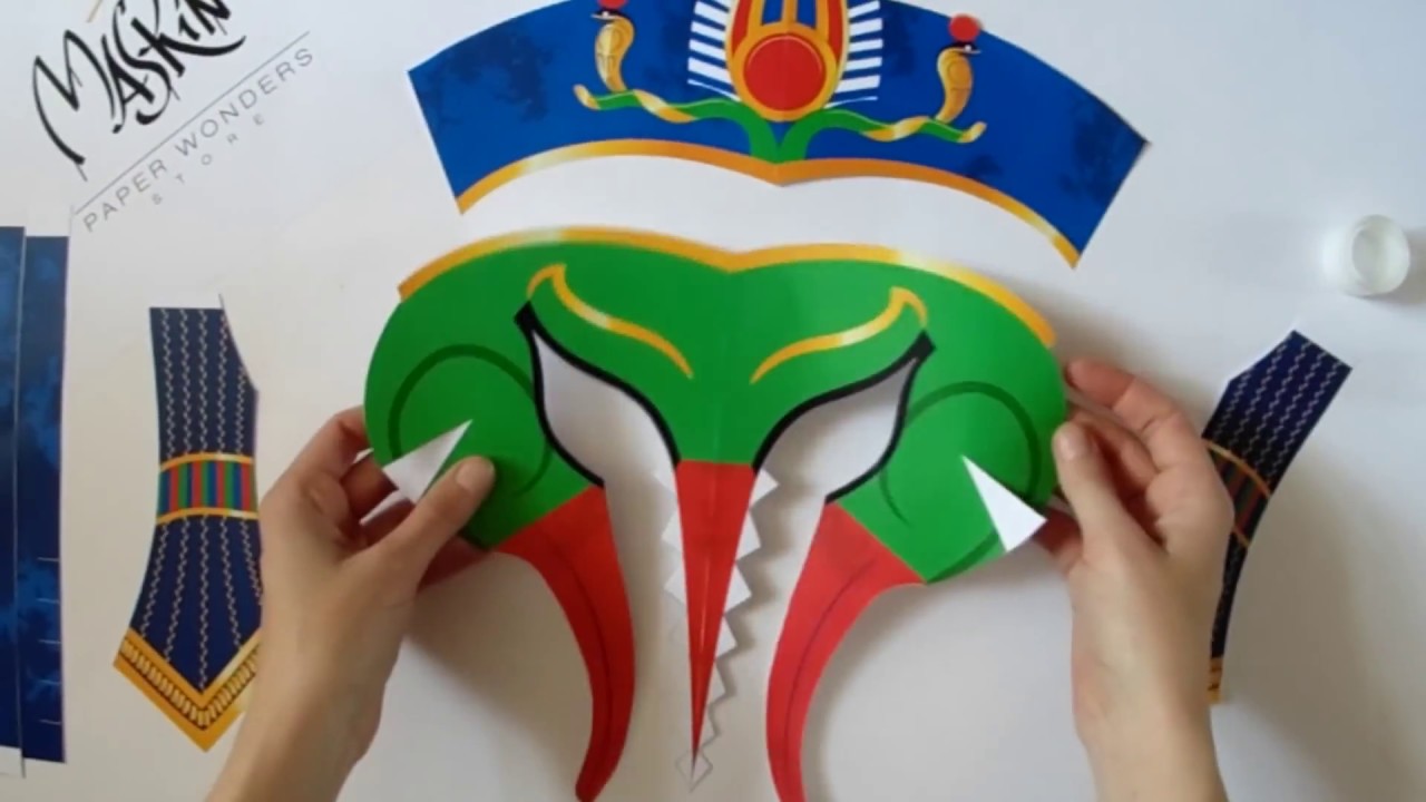 Thoth mask. Ancient Egypt mask from MaskinBox - YouTube