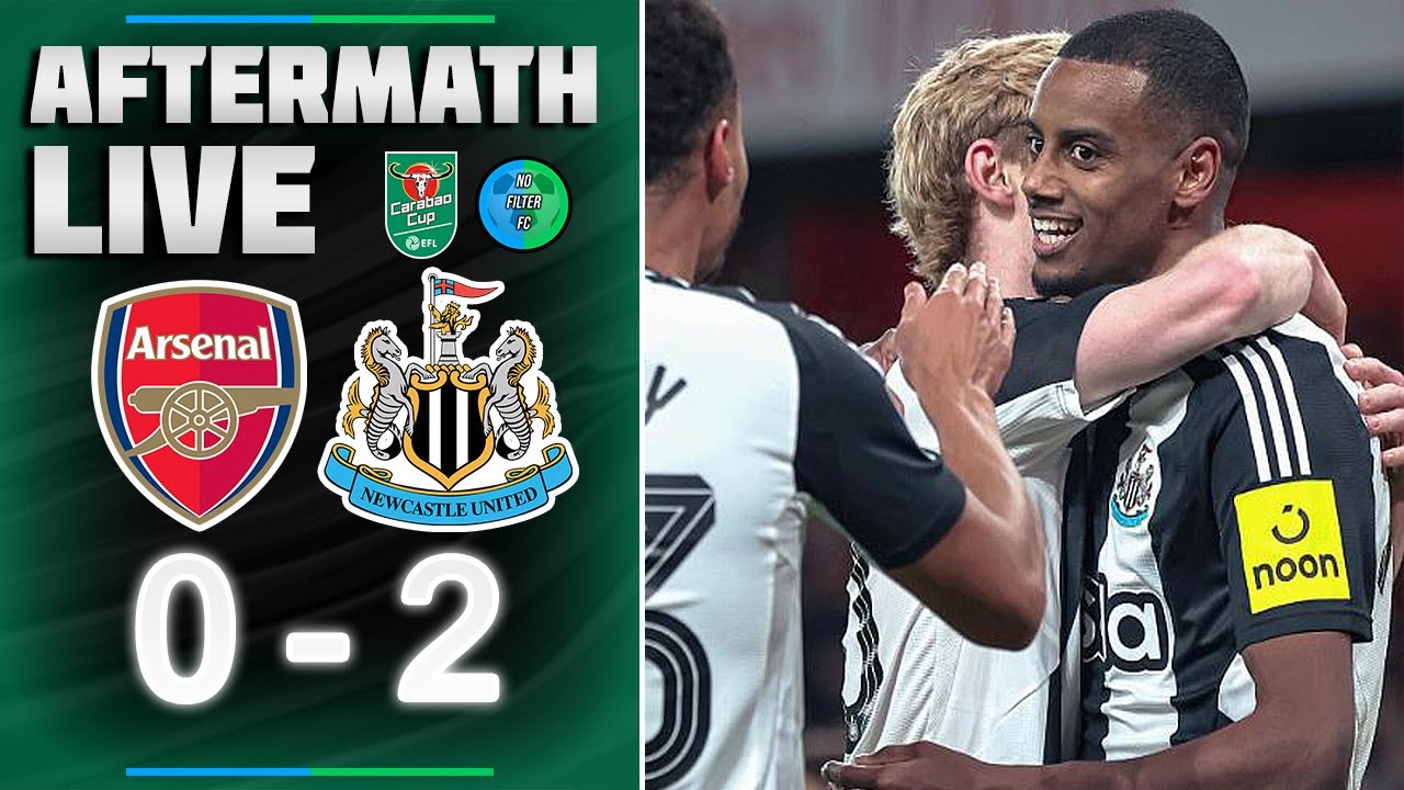 ISAK & GORDON DOWN ARSENAL! NEWCASTLE IN POLE POSITION AFTER 1ST LEG ...