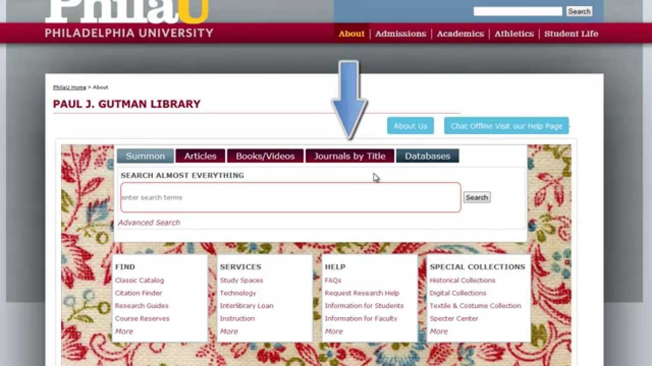How to Request an Article through ILLiad - YouTube