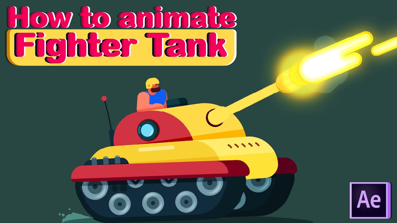 How to animate Fighter Tank in After Effects without using any Plugins ...