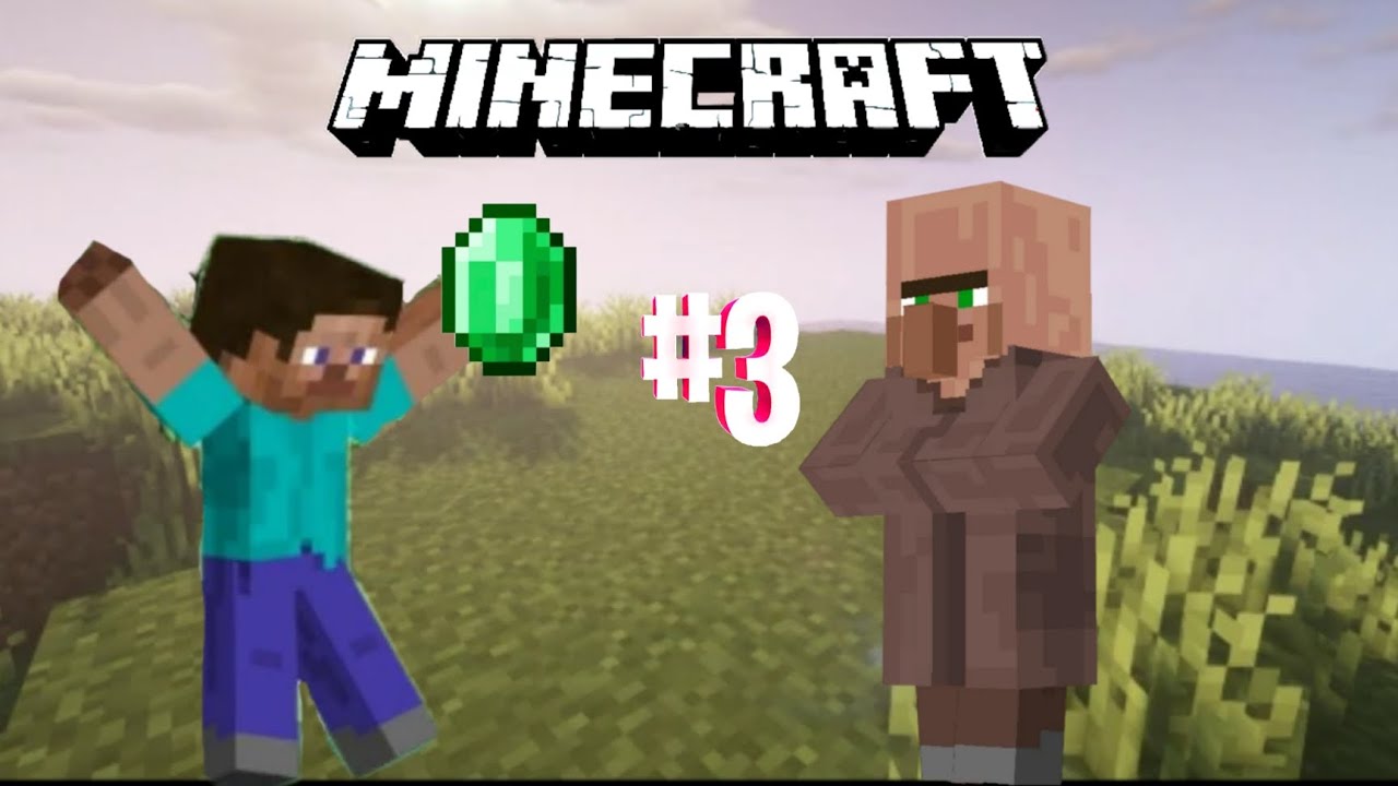 Trading with a villager in Minecraft #3 - YouTube