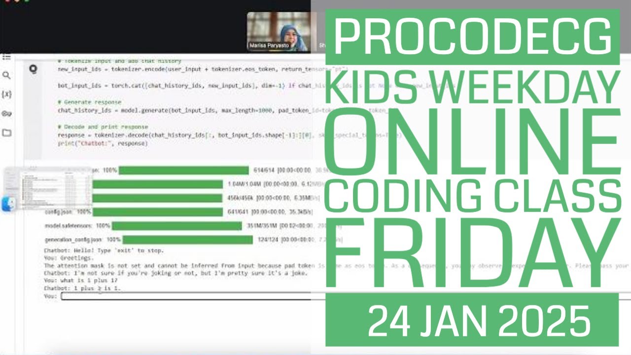 ProCodeCG Kids Weekday Coding Class - Friday - 24 Jan 2025 - YouTube