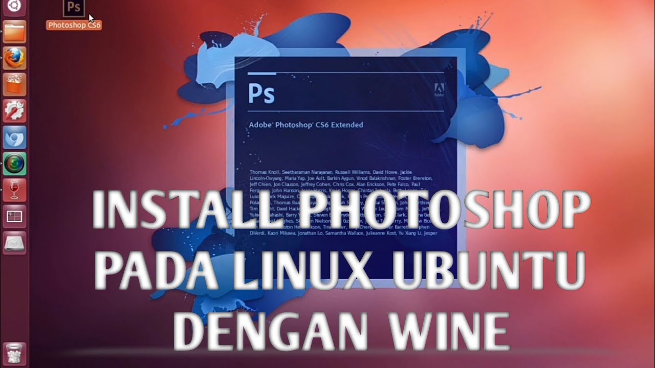 Install Photoshop pada Linux Ubuntu menggunakan Wine - YouTube