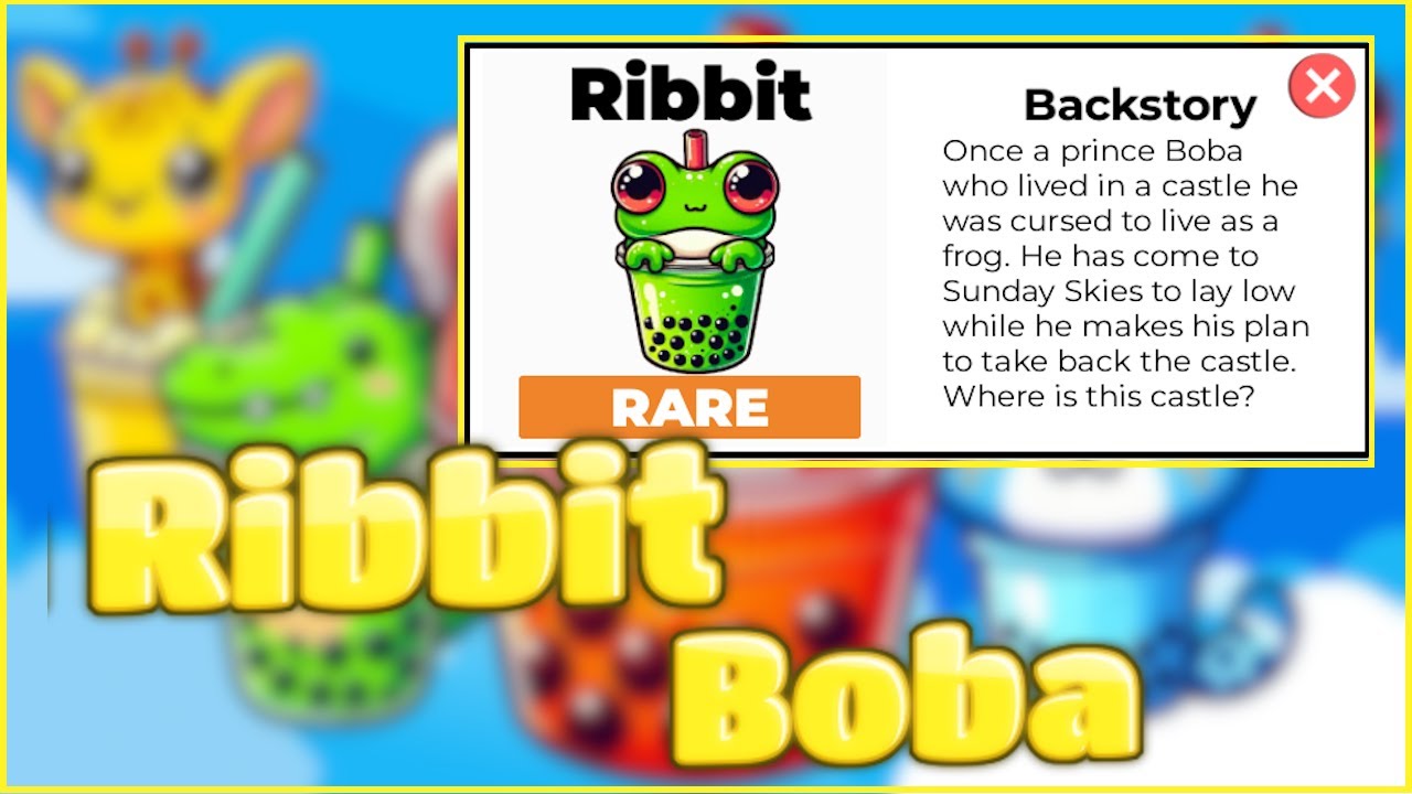 How to find the Ribbit Boba - Roblox - Find the Boba! - YouTube