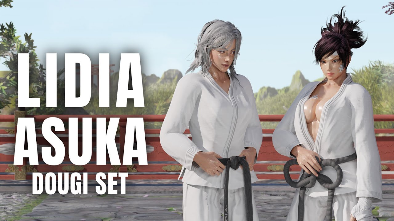 Lidia and asuka karate GI mod - YouTube