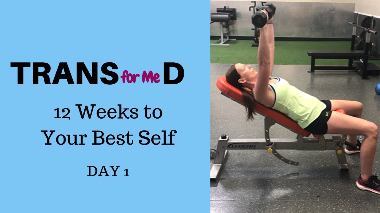 Workout Week 1, Day 1 | Using Bodybuilding.com and BodySpace App - YouTube