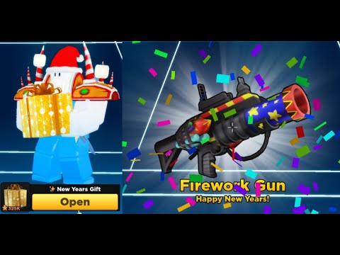 Unwrapping The New Year's Gift In Flag Wars! *OP FIREWORK GUN* (Roblox ...