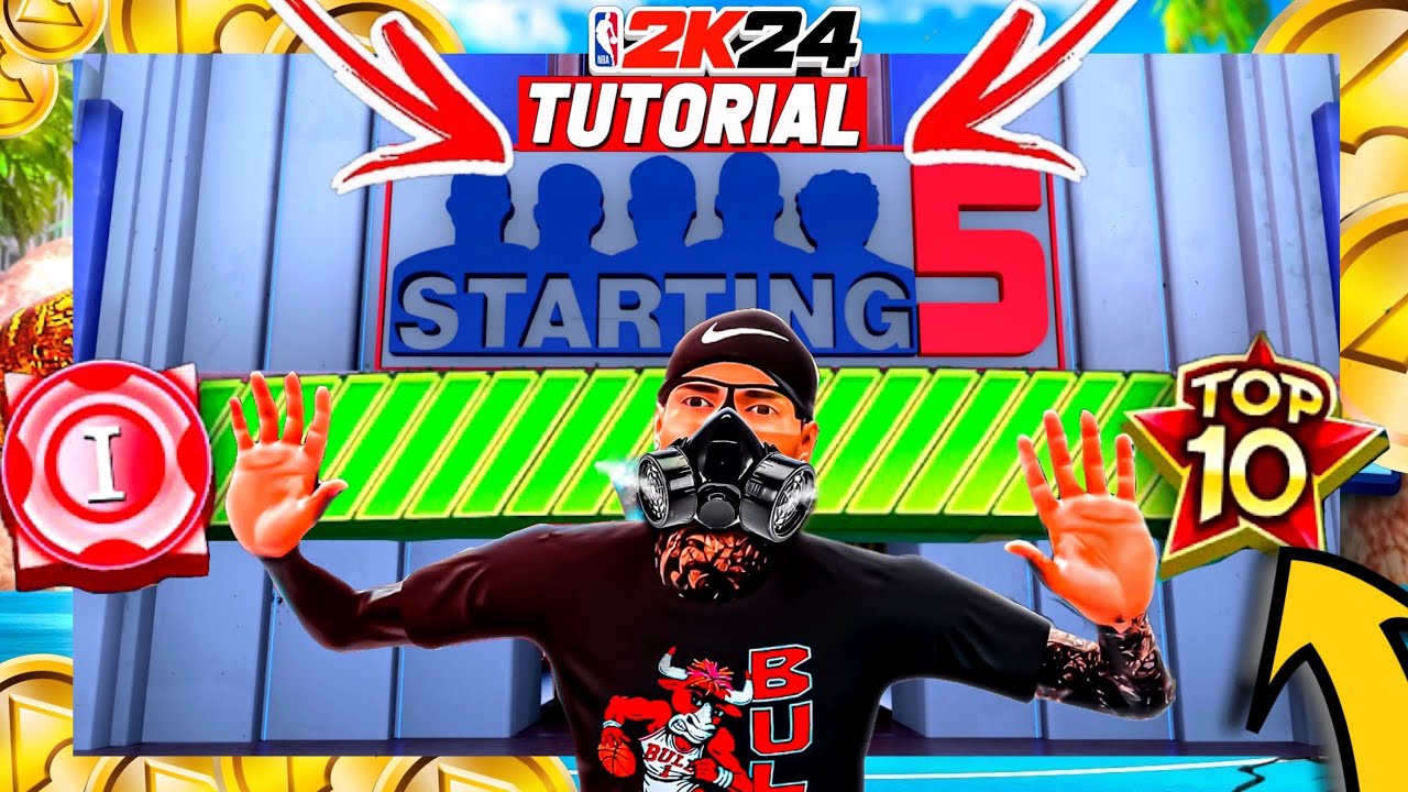 HOW TO GAIN REP FAST NBA 2K24! BEST REP METHOD (NBA 2K24 STARTING 5 ...