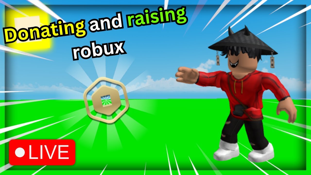 Donating and Raising robux!! - Pls Donate (ft. little brother) 🔴LIVE ...
