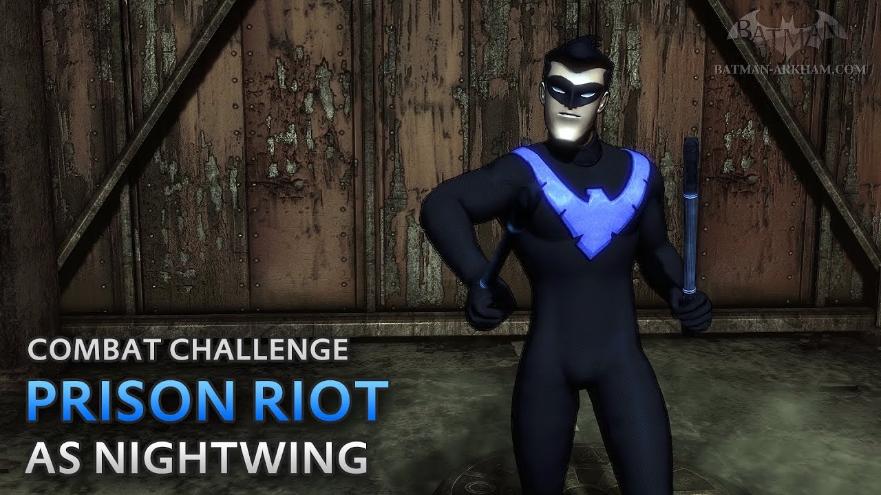 Batman: Arkham City - Prison Riot [as Nightwing] - Combat Challenge ...