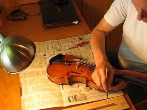 Acoustical Tuning of the Violin Bridge; Opus #11 violin - YouTube