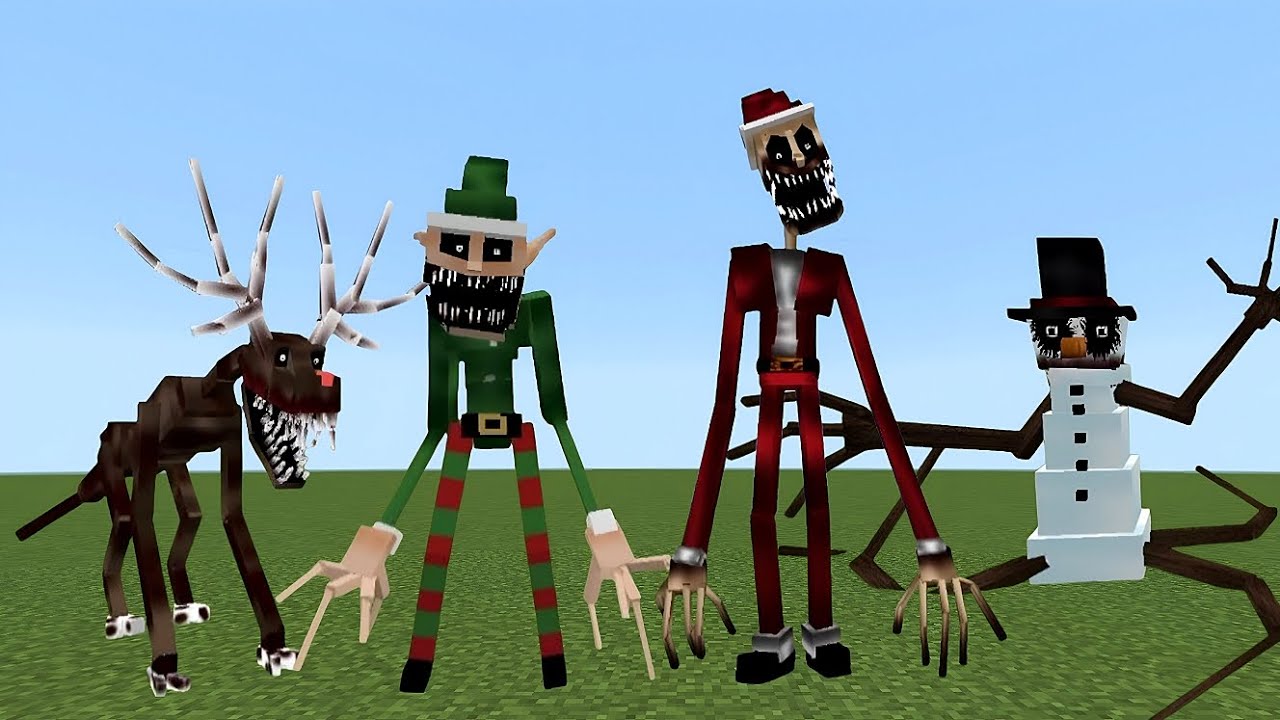 Christmas terror ADDON UPDATE for minecraft PE #minecraft - YouTube