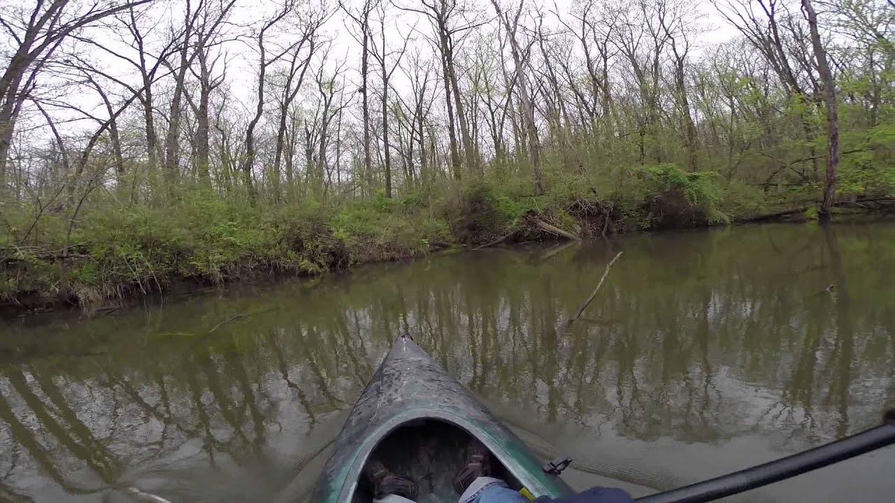 Kayaking at Happy Holler Lake in Andrew County Missouri. Allen Maag ...