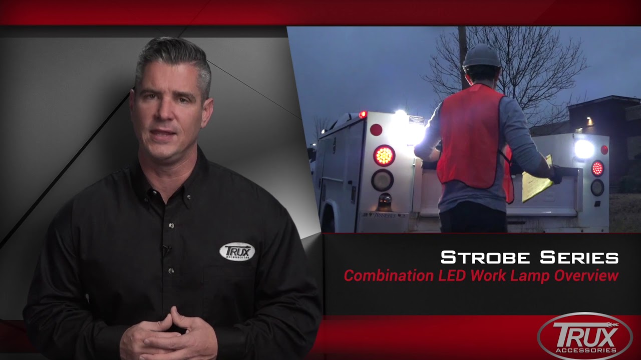 Trux "Strobe Series" LED Work Lamps - YouTube