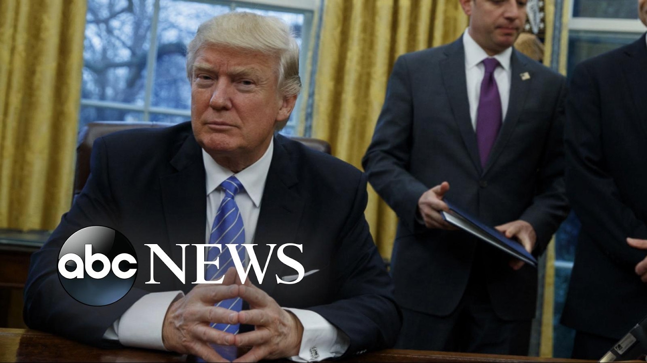 Trump Administration's First Full Day of Business - YouTube