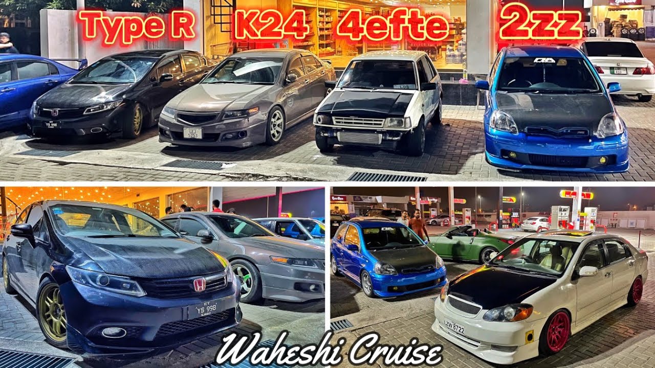 K20 Type R Rebirth Fast & Furious Cruise with 69 Others - YouTube